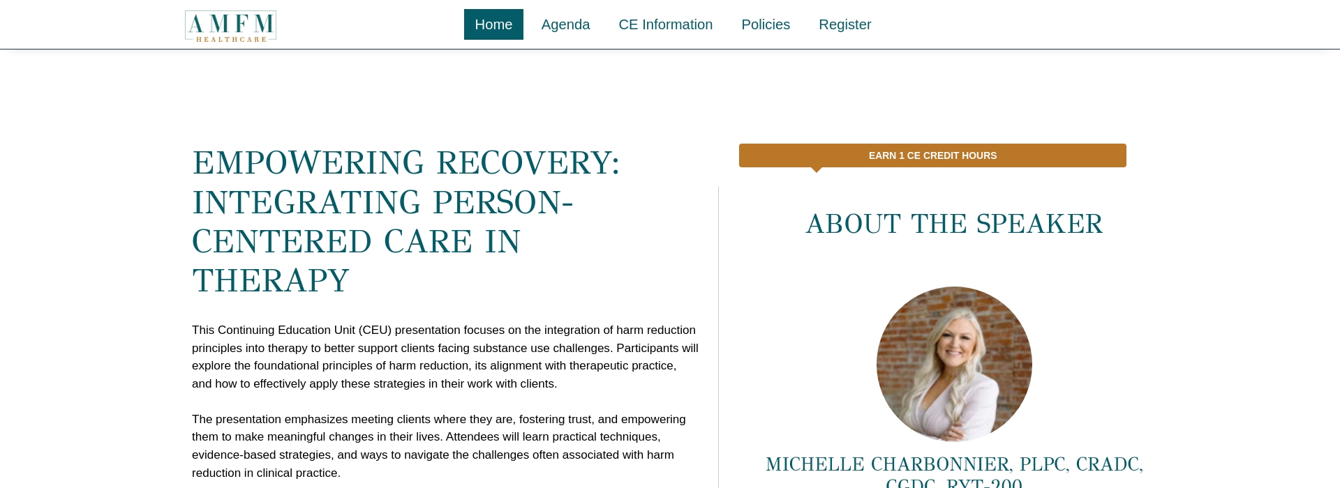 Empowering Recovery: Integrating Person-Centered Care in Therapy