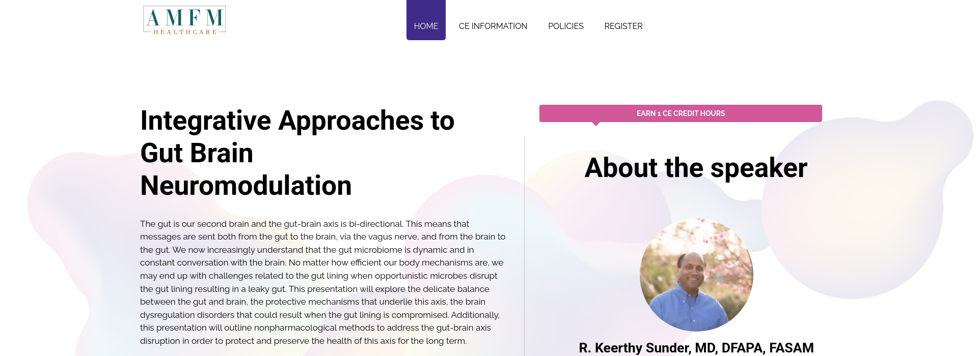 Integrative Approaches to Gut Brain Neuromodulation